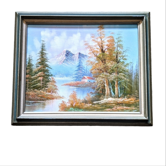 Taylor | Art | Taylor Original Vintage Oil On Canvas Landscape Painting ...
